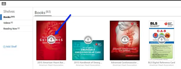 How to Download AHA ebooks - BLS ACLS PALS